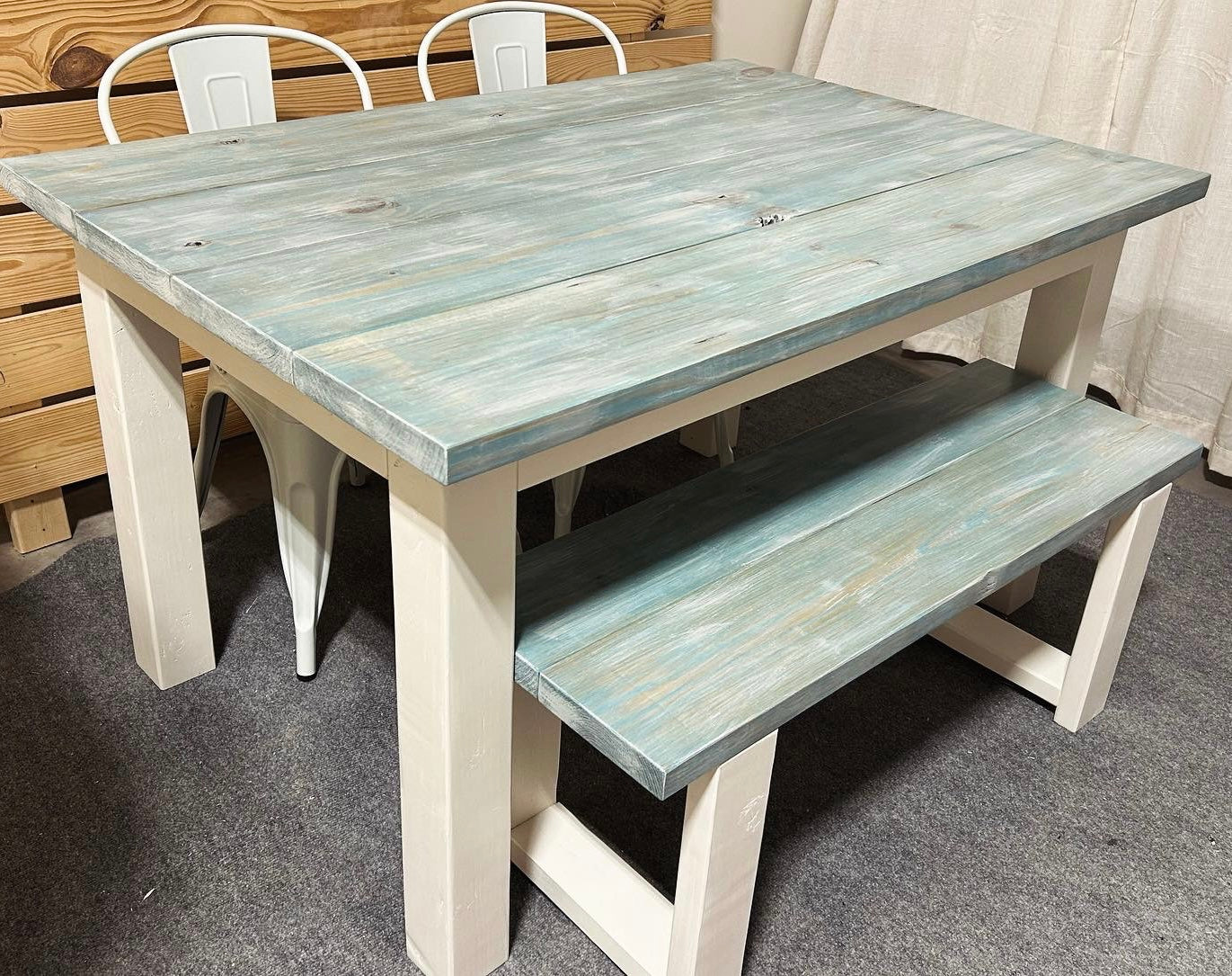 Small white farmhouse table store