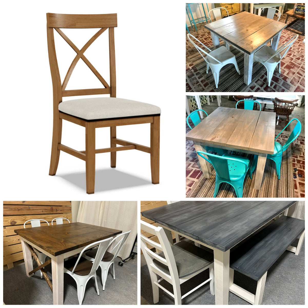 How to Pair Chairs with Your Handmade Table – Curbside Treasures LLC