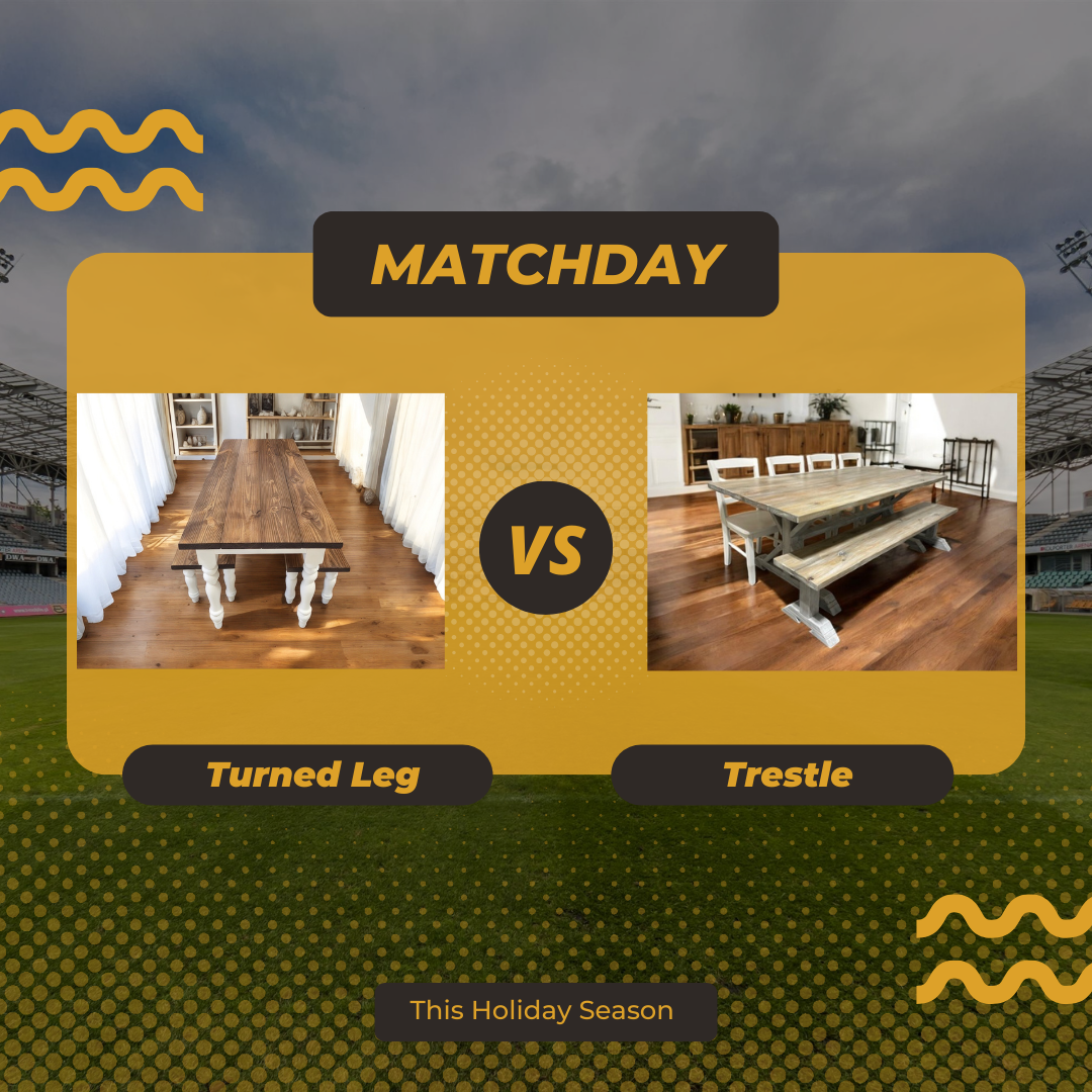 **🏆 Turned Legs vs. Trestle Style Legs – The Ultimate Holiday Match-Up ...